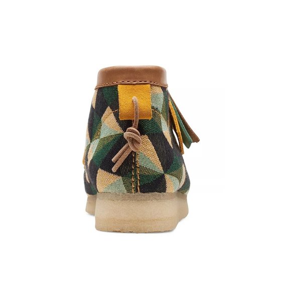 Clarks | Shoes | Clarks Originals Mens Wallabee Boot Geometric Canvas ...